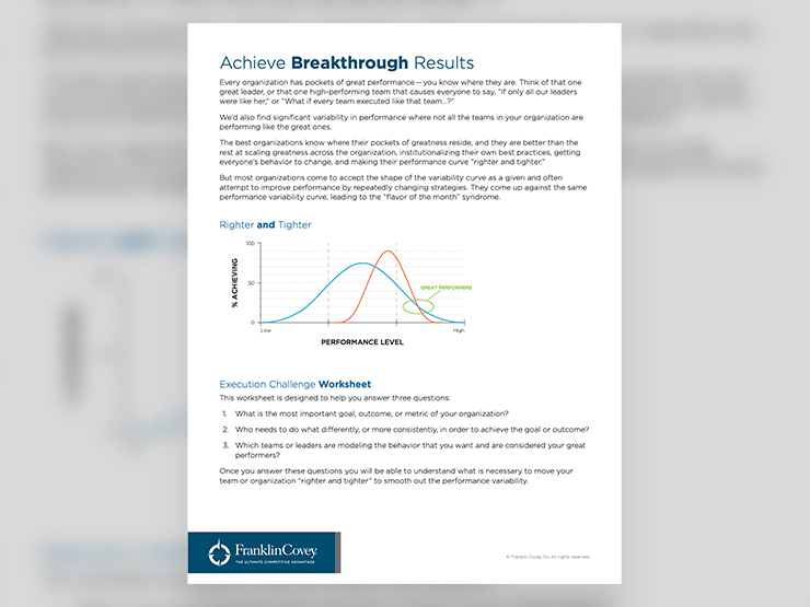 Helping Clients Succeed: Sales Execution Challenge Worksheet ...